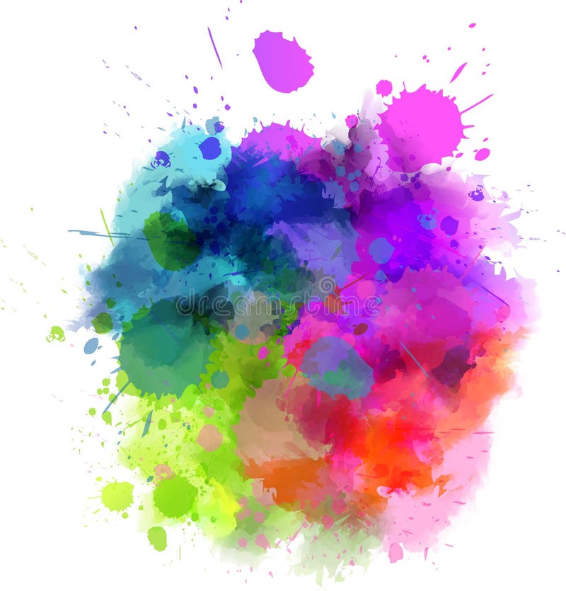 Multicolored Blot Stock Vector - Image: 38786660