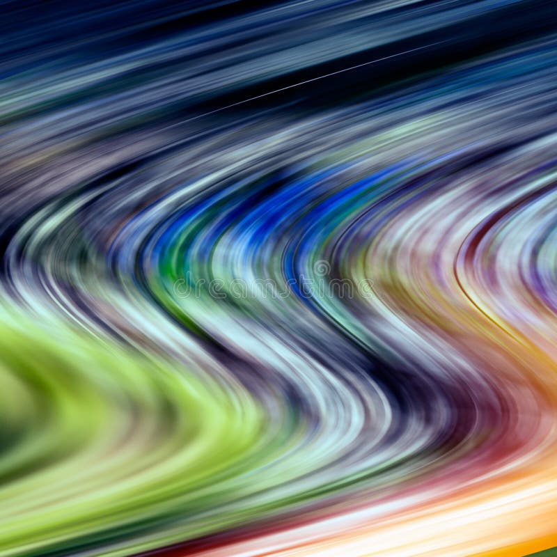Multicolored Blurred Curved Lines Stock Image - Image of energy, curved ...