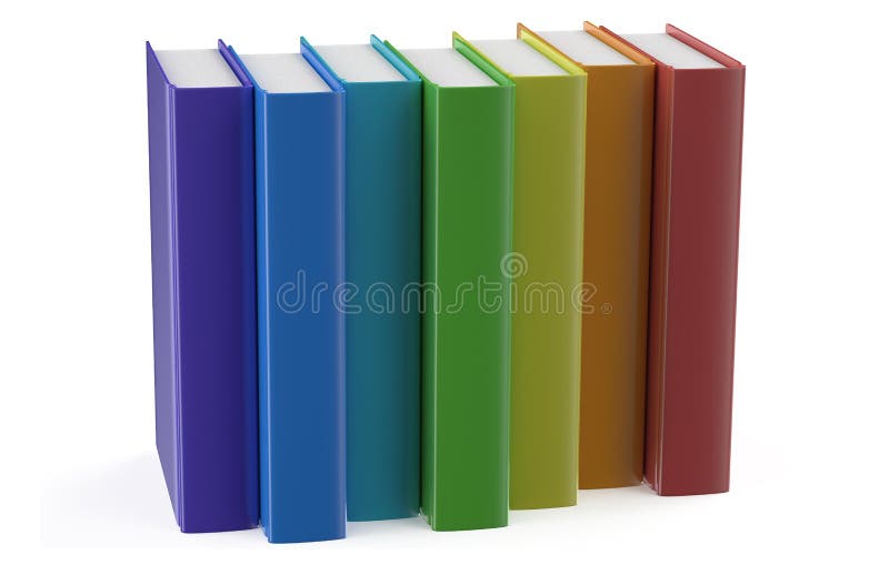 Books Rainbow Colors Stock Illustrations – 225 Books Rainbow Colors ...