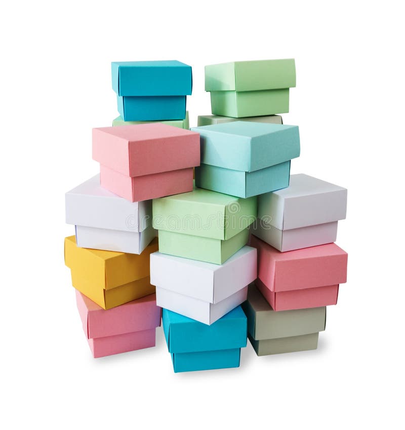 Two stacks of paper stock image. Image of group, press - 70651497