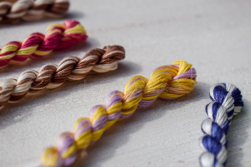 An Embroidery Textile Art by Traditional Artist from India. Stock Image ...