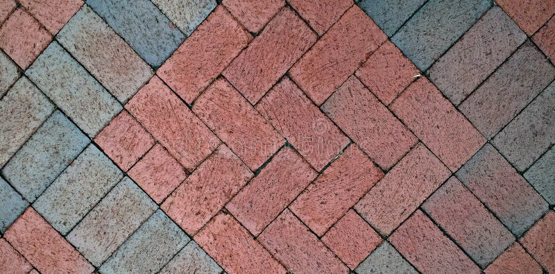 Brick Floor Mosaic for Background or Design Element Stock Photo - Image ...