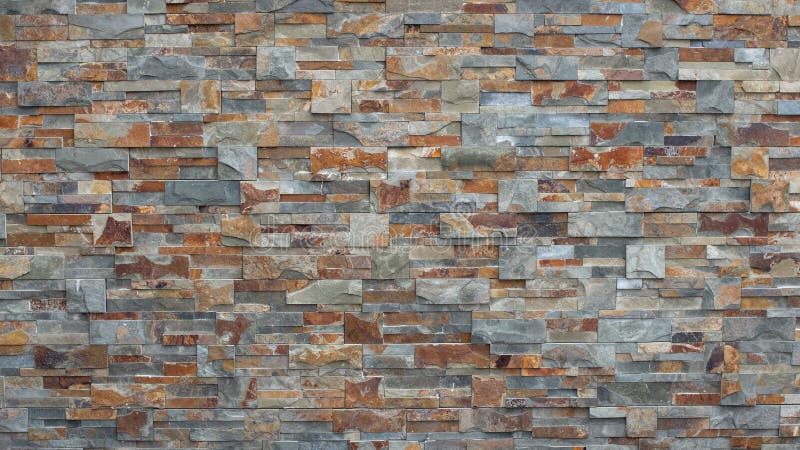 Multicolored Brick Stone Wall Texture Facade for Background, Wallpaper ...