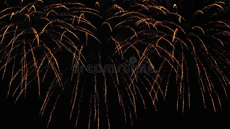 Multicolored Bright Flashes of Fireworks on the Night Black Sky. Stock ...