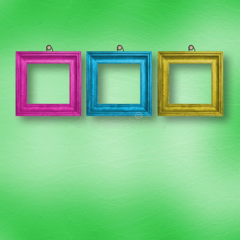 Set of bright frames stock vector. Illustration of message - 17857512