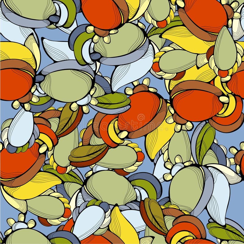 Multicolored Bright Pattern Stock Vector - Illustration of wallpaper ...