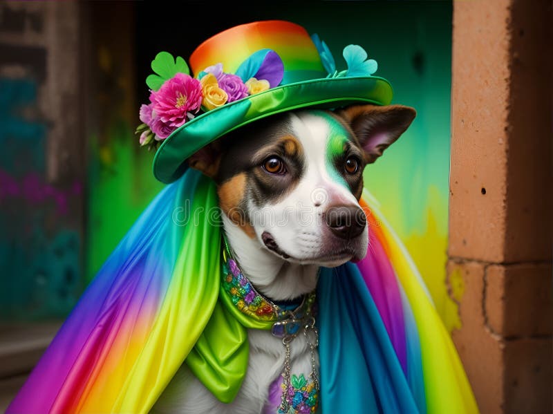 Rainbowweddingdog Stock Illustrations – 8 Rainbowweddingdog Stock ...