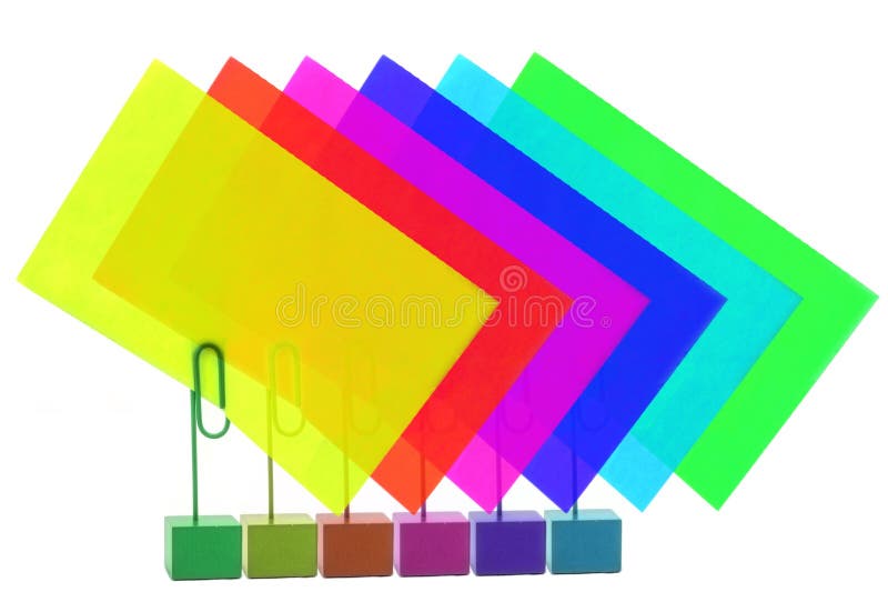 Multicolored Card Holders stock image. Image of advertisement - 11044389