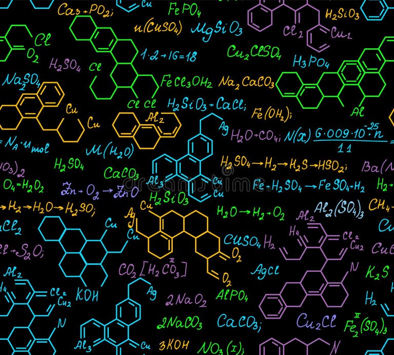 Chemistry Formulas Equations Stock Illustrations – 248 Chemistry ...