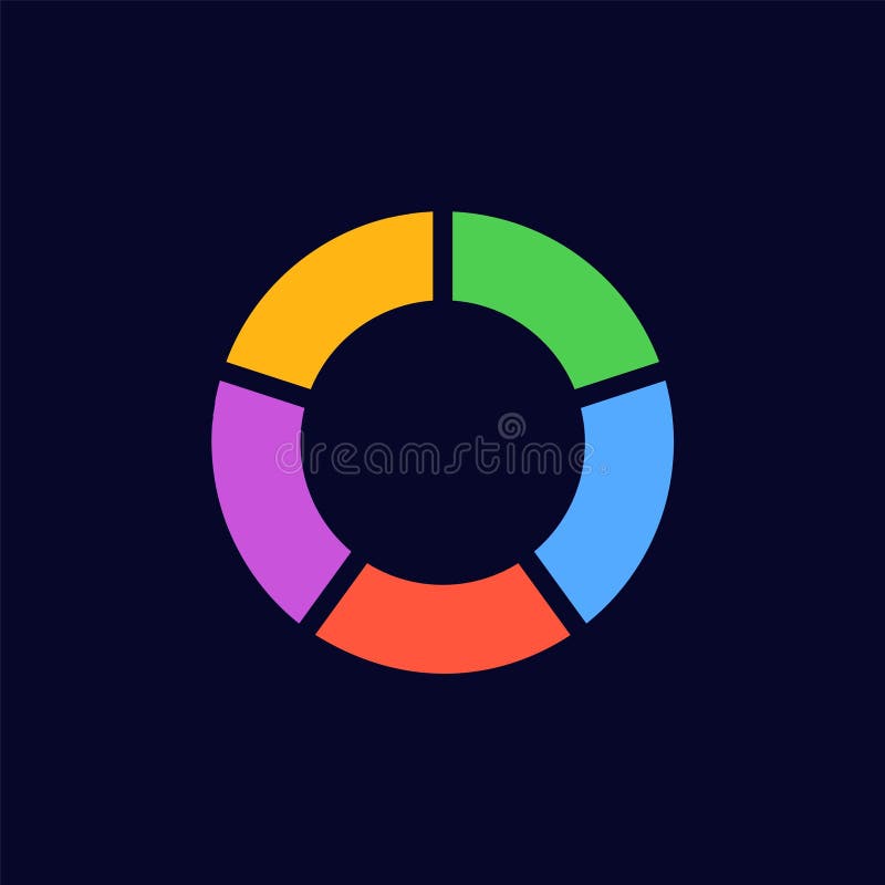 Circle Five Sections Stock Illustrations – 374 Circle Five Sections ...