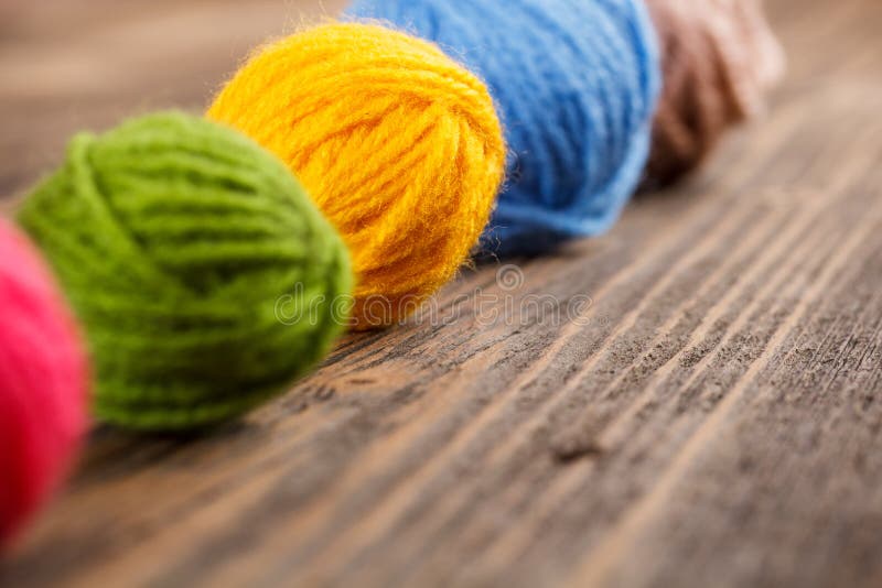 Multicolored clews stock image. Image of material, hobby - 30179639