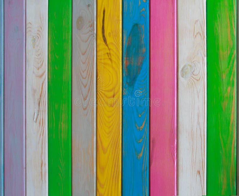 Multicolored Colored Bars in a Fence Stock Photo - Image of interior ...