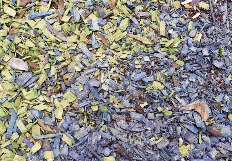 Multicolored Decorative Chips Stock Photo - Image of ground, wooden ...