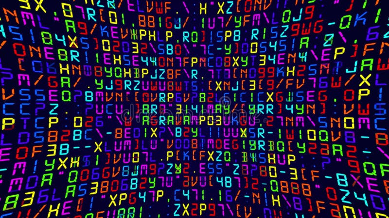 Multicolored Digital Code Matrix Technology Background Stock Footage ... Multicolored Digital Code Matrix Technology Background Stock Footage ...