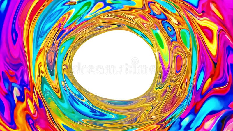 Multicolored Dynamic Swirl of Paint Pattern with Different Colors ...