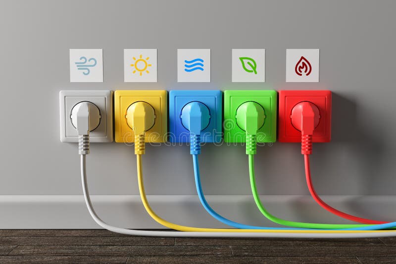 An Electrical Socket in the Wall in the Apartment of the House. Stock ...