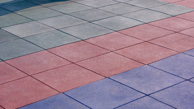Multicolored EPDM Rubber Floor Texture Background of Outdoors ...
