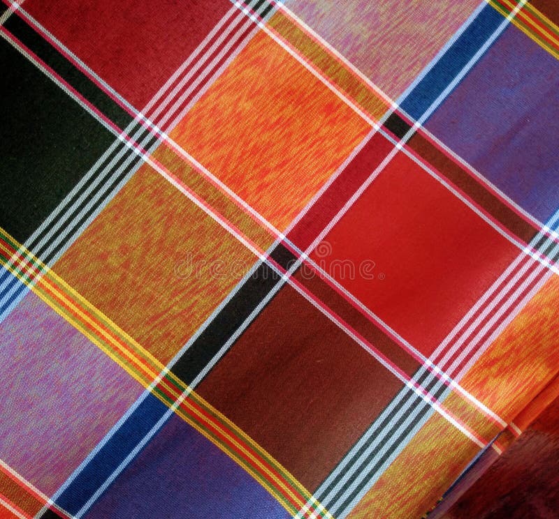Multicolored Fabric Pattern, Horizontal Mesh Shape Stock Photo - Image ...
