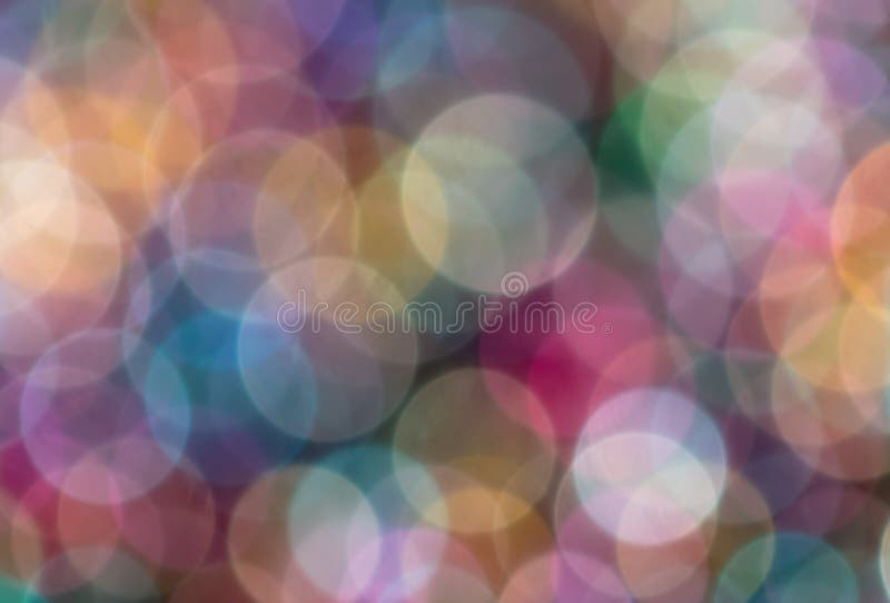 Multicolored Festive Bokeh As Background. Stock Image - Image of ...