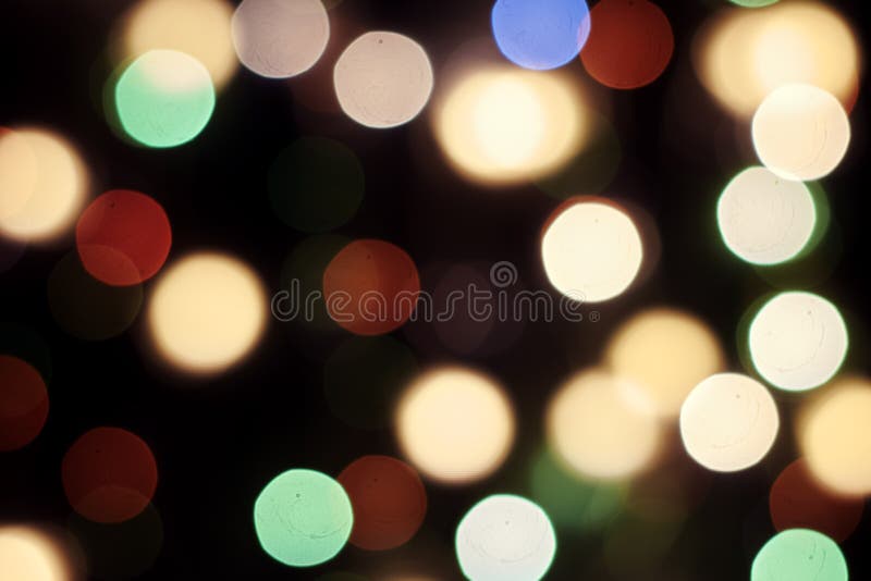 Multicolored Festive Lights on a Black Background Screensaver Backdrop ...