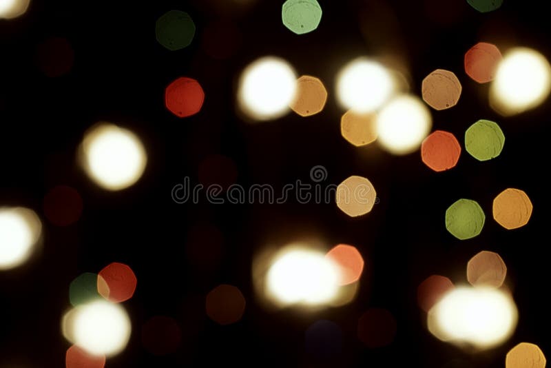 Multicolored Festive Lights on a Black Background Screensaver Backdrop ...