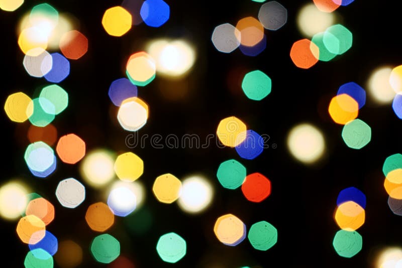 Multicolored Festive Lights on a Black Background Screensaver Backdrop ...