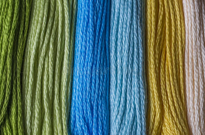 Multicolored floss stock image. Image of colored, product - 32416271
