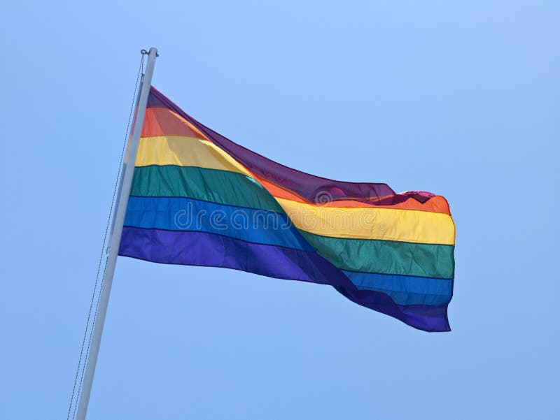 Gay Pride Flag stock image. Image of flags, colorful - 35127547