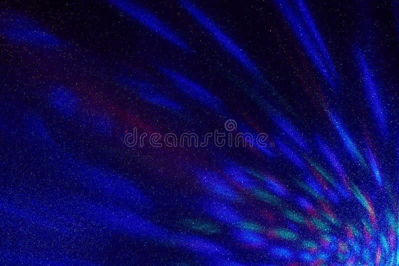 Multicolored Glare of Light on a Dark Blue Gradient Background Stock ...