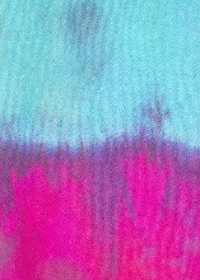 Multicolored Gradient Tie Dye Fabric Surface. High Quality Photo Stock ...