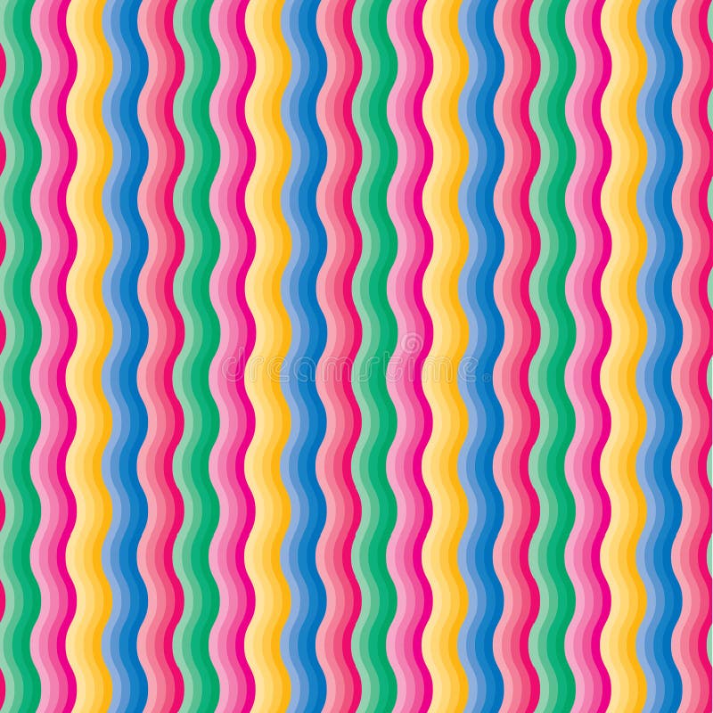 Multicolored Gradient Waves Background Stock Vector - Illustration of ...