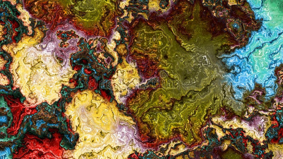 Multicolored Grunge Texture. Background Color. Composition of Different ...