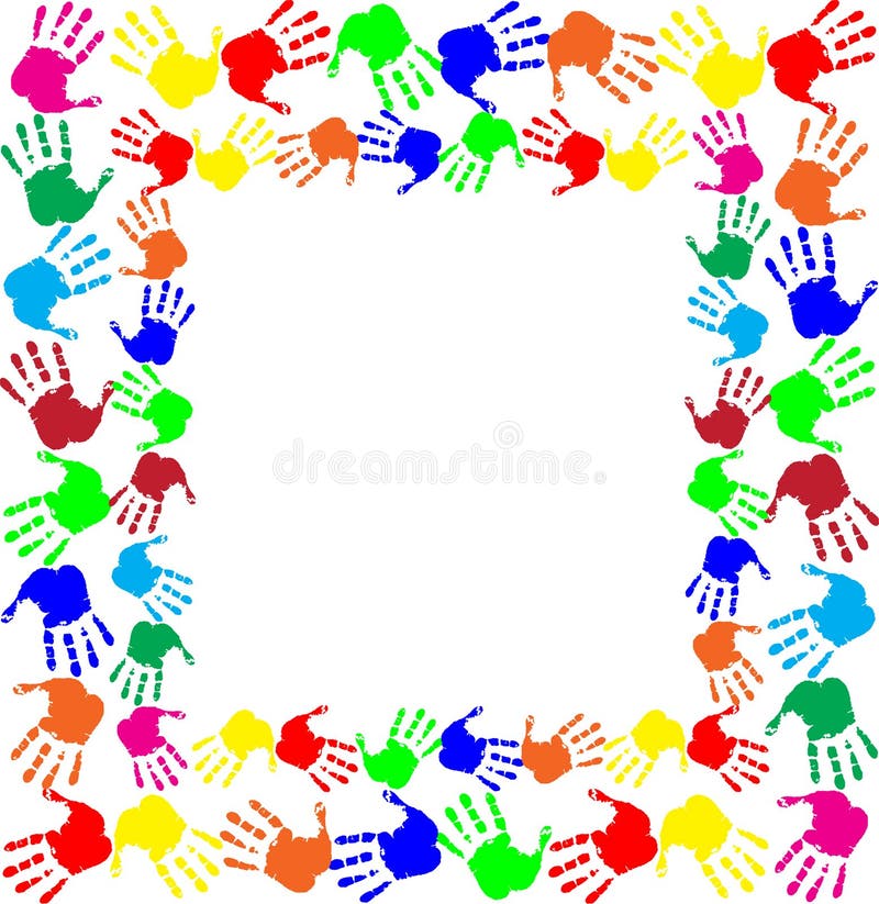 Handprint Borders Printable