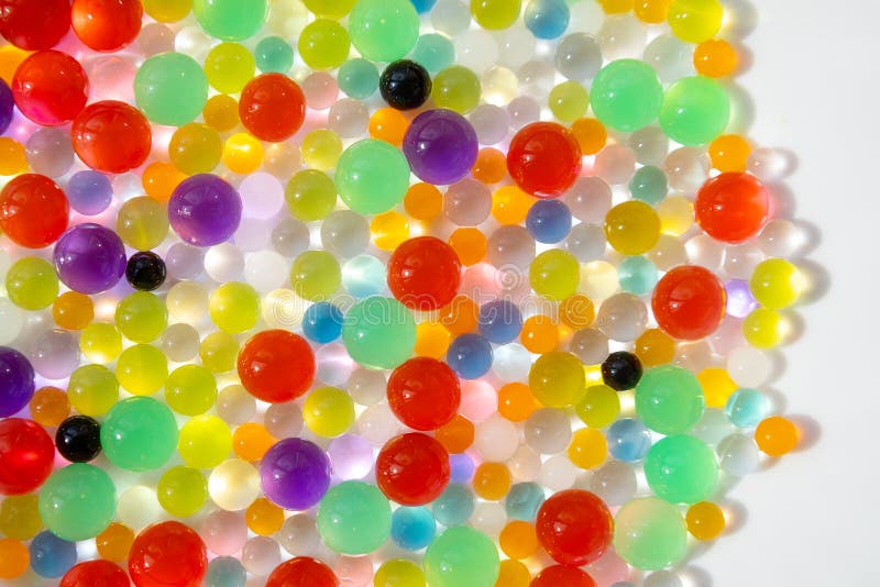 Multicolored Hydrogel Background, Stem Concept for Kids Stock Image ...