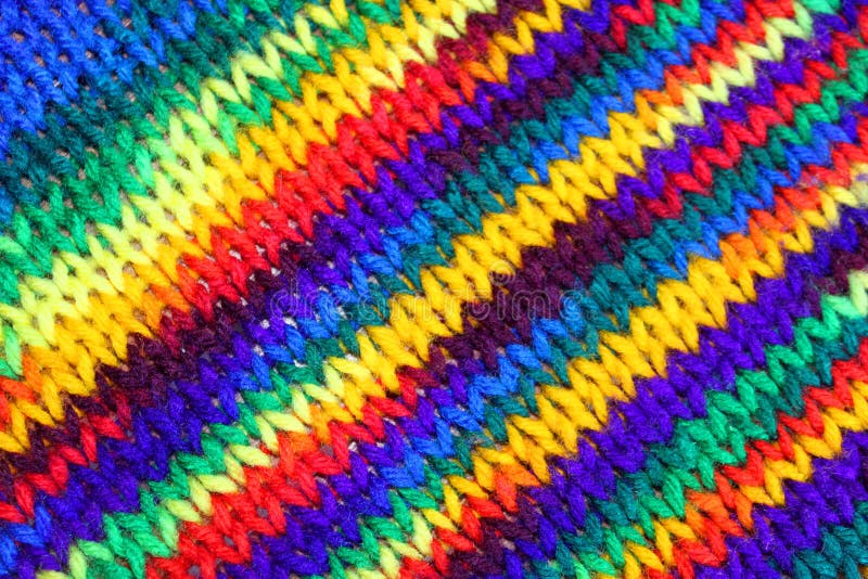 Multicolored knitting stock image. Image of clothes, homemade - 23609993