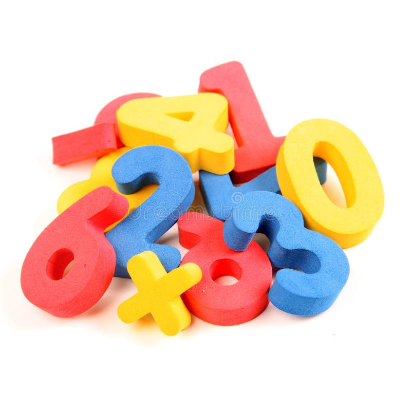 Multicolored Learning Numbers Stock Photo - Image of education ...