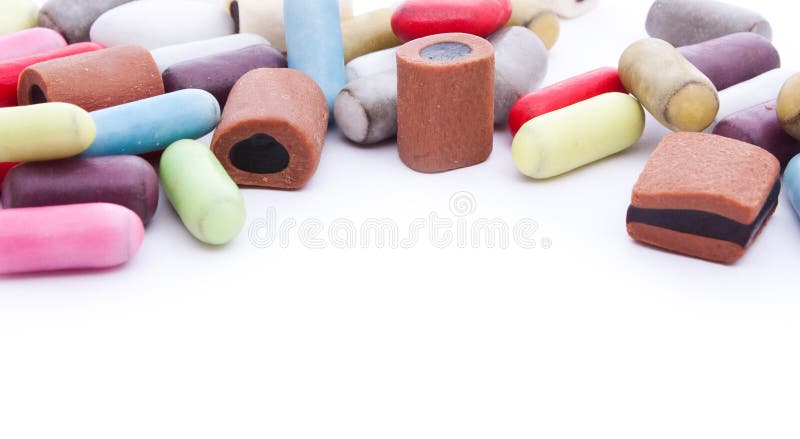 Multicolored licorice stock image. Image of delicious - 19164553