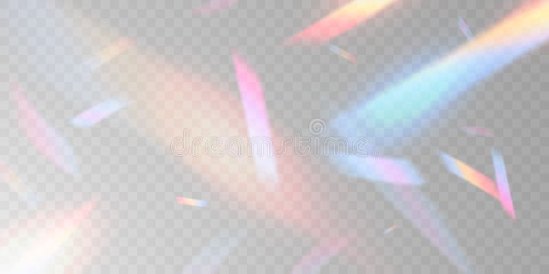 Multicolored Light Effect and Zigzag Ribbons Falling from Above on ...