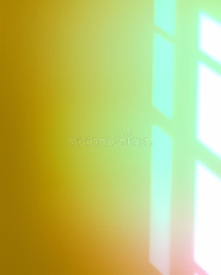 Multicolored Light Patterns and Shadows on a Wall in a Sunlit Room ...