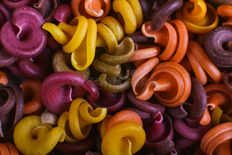 Multicolored Macaroni of Unusual Shape with Natural Vegetable Dyes ...