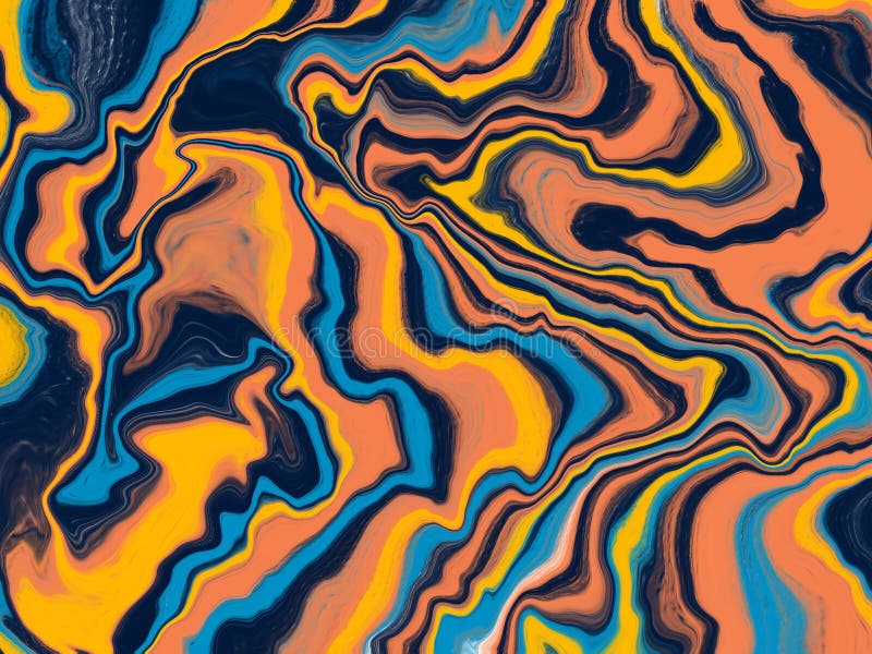 Multicolored Marble Texture.Colorful Liquid Shiny Texture Stock ...