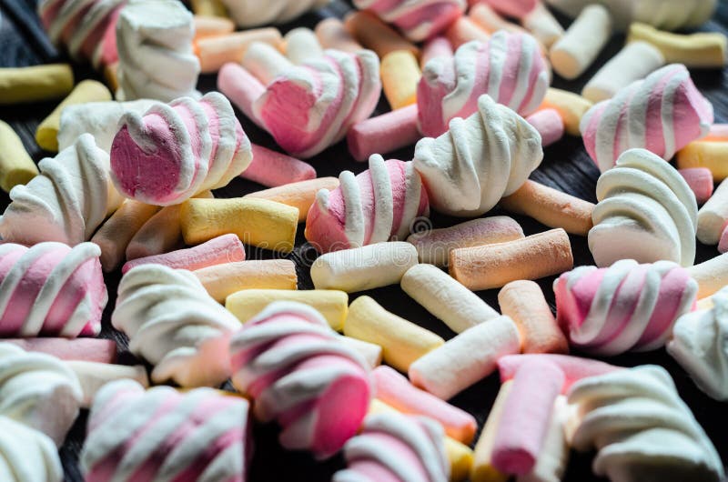 Multicolored Marshmallow Background Stock Photo - Image of marshmallow ...