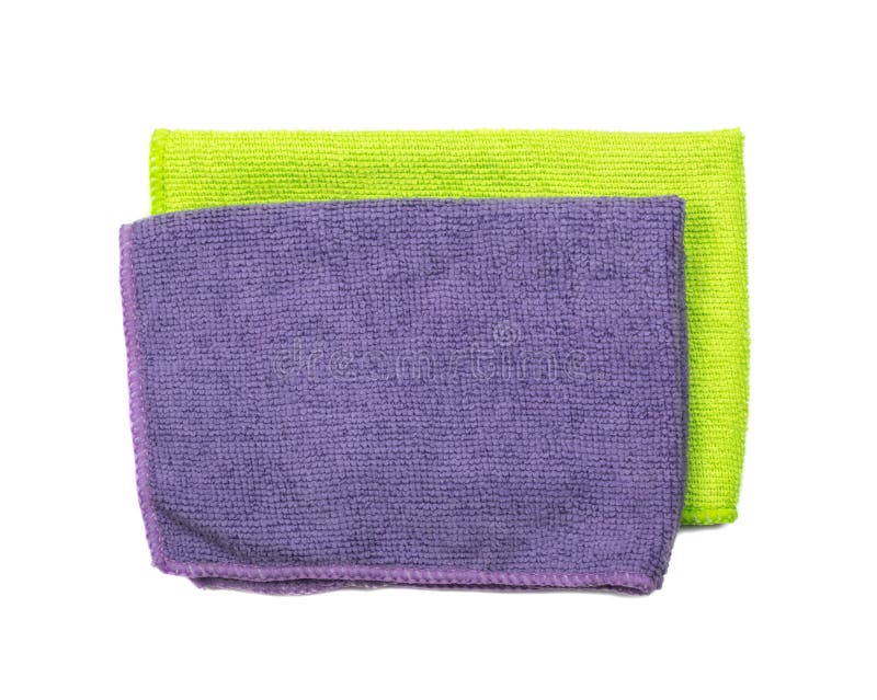 Multicolored Microfiber Isolated Stock Image - Image of clothing ...