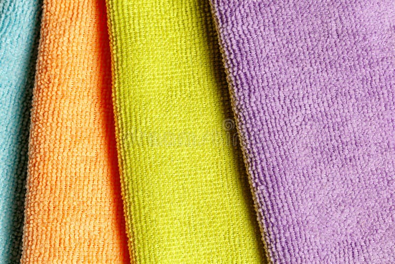 Multicolored Microfiber Pattern. Microfibre Synthetic Fiber Background ...