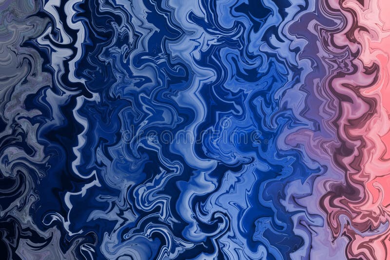 Multicolored Mixed Waves, Light Abstract Background Stock Illustration ...