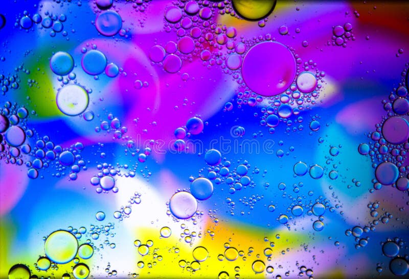 Multicolored Neon Abstract Background with Blur and Gradient. Colorful ...