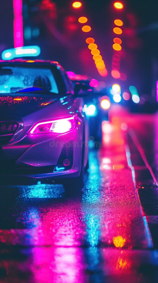 Multicolored neon light stock image. Image of vibrant - 308311611