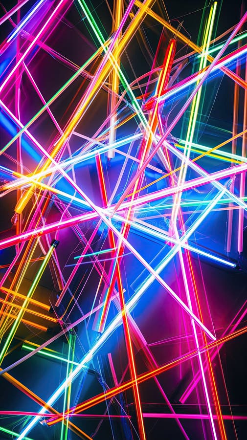 Multicolored neon light stock image. Image of glow, club - 308313663