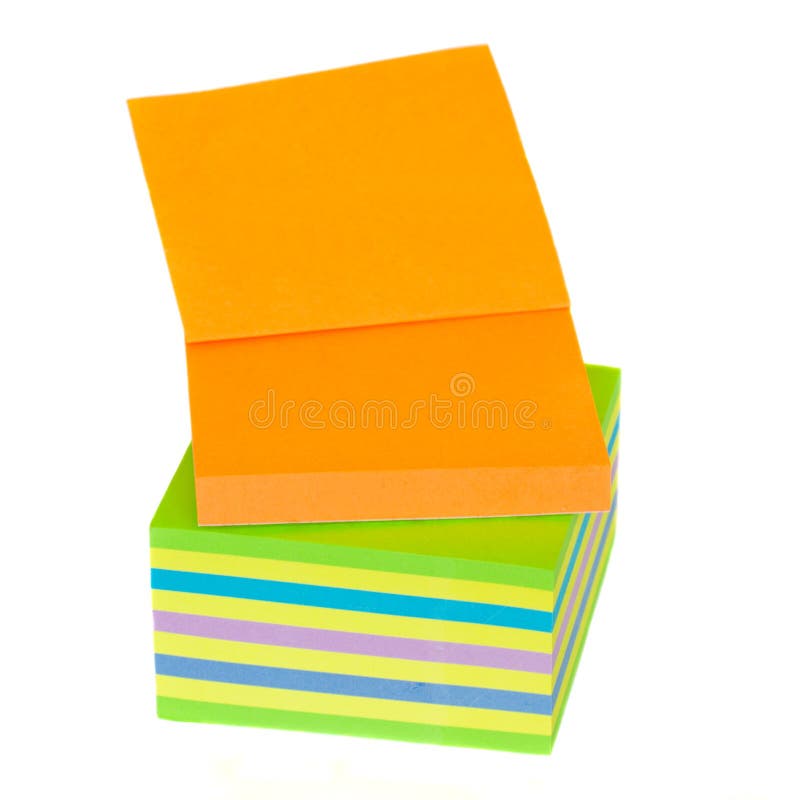 Multicolored notes stock photo. Image of office, paper - 22373848