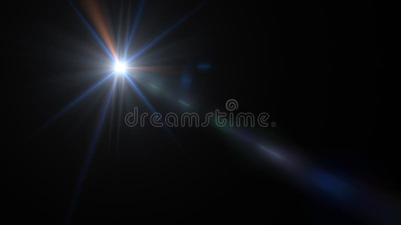 Multicolored Optical Lens Flares Light Flashing Burst Animation Effects ...